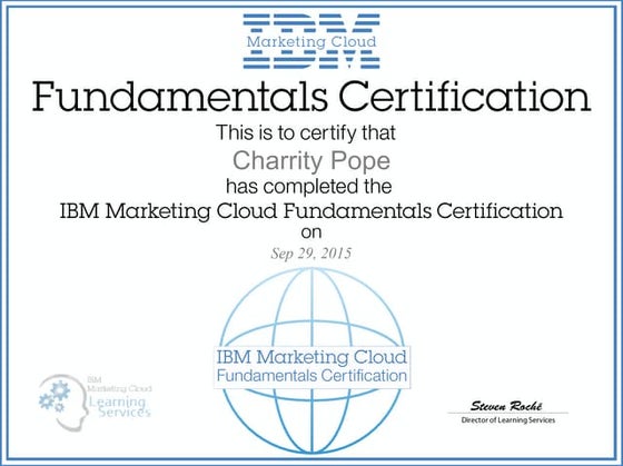 Employment Management Certificate - Ms. Courtney Jane Hime | PDF ...