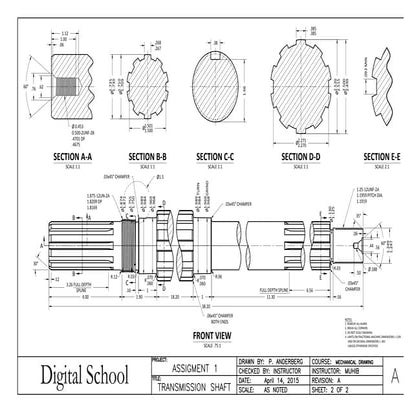 Transmission Shaft 2 | PDF