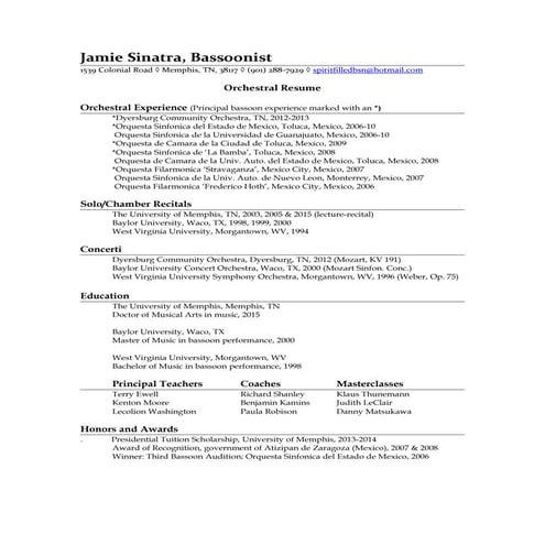 Jamie Resume | DOCX