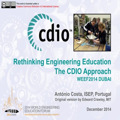 Rethinking Engineering Education - The CDIO Approach | PDF
