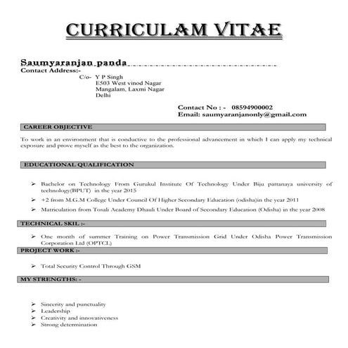 new cv1 | PDF