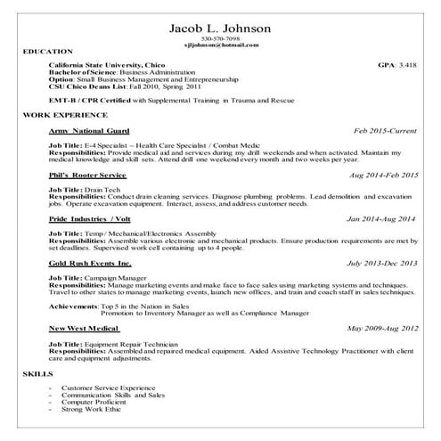J. Johnson Resume | PDF