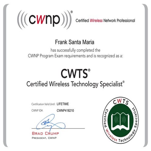 CWTS Certification | PPT