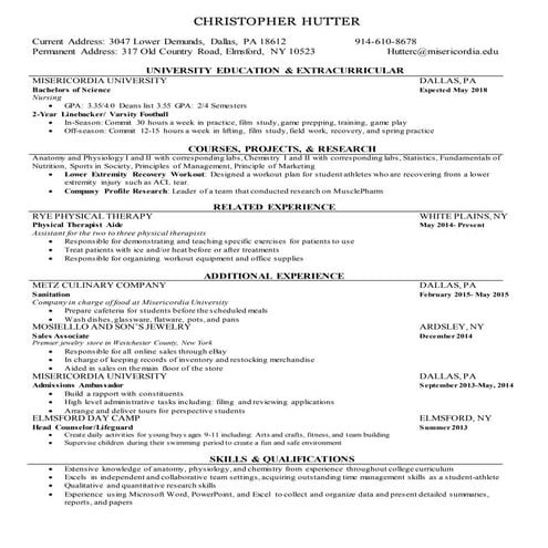 Christopher Hutter Current Resume | DOCX