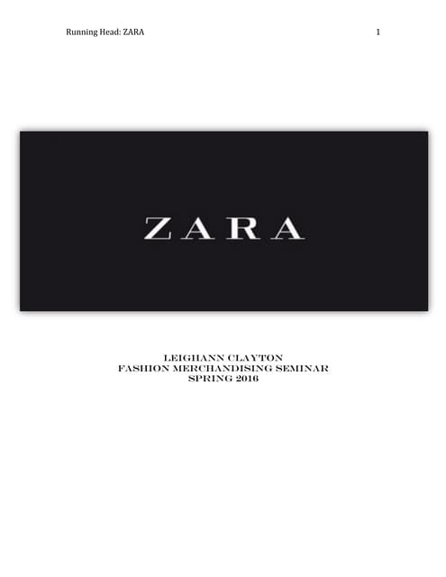 Zara store design | PPT