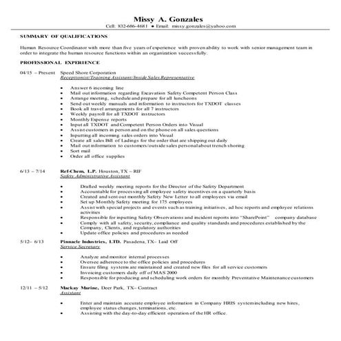 Melissa Foust Resume Final | DOCX