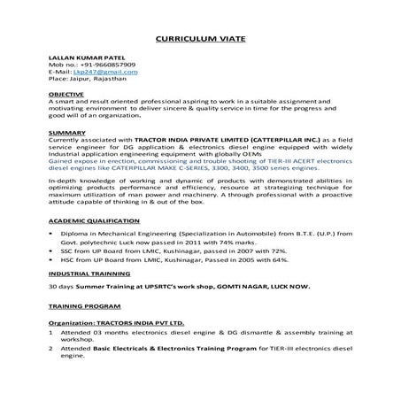 Jon thomaschaske Resume for cpin 279 | DOCX