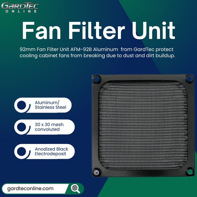92mm Fan Filter Unit AFM-92B Aluminum.pdf
