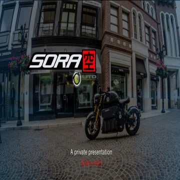 SORA_LuxuryElectricSuperbikeSignatureSeriesFirstBuyers | PPT