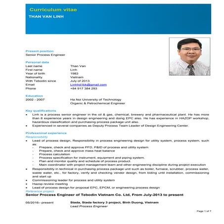 CV QUANPH - FEB 2019 | PDF