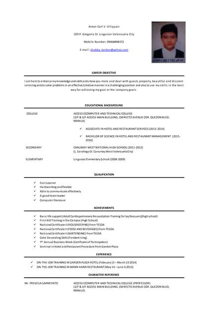 Eric galela resume | PDF