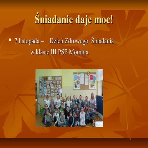 Śniadanie Daje Moc | PPT