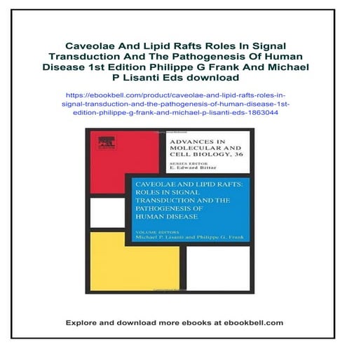 Caveolae And Lipid Rafts Roles In Signal Transduction And The ...