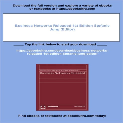 Business Networks Reloaded 1st Edition Stefanie Jung (Editor) | PDF