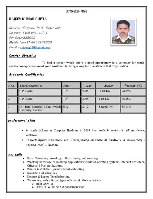 asif resume for ksa | PDF