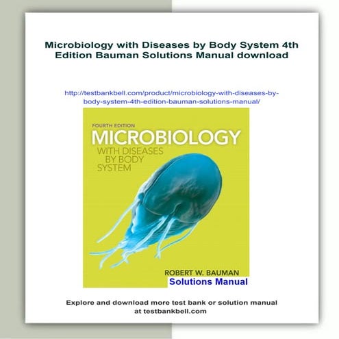 Microbiology with Diseases by Body System 4th Edition Bauman Solutions ...