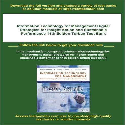 Information Technology for Management Digital Strategies for Insight ...