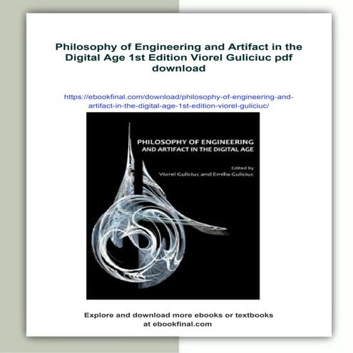 Philosophy of Engineering and Artifact in the Digital Age 1st Edition ...