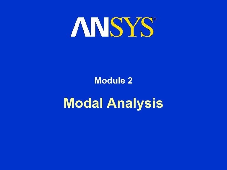 93321970 Ansys Modal Analysis