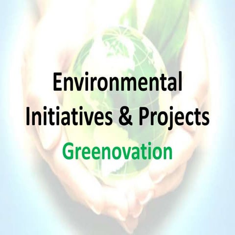 Environmental Initiatives & Projects | PPSX | Environmental Services ...