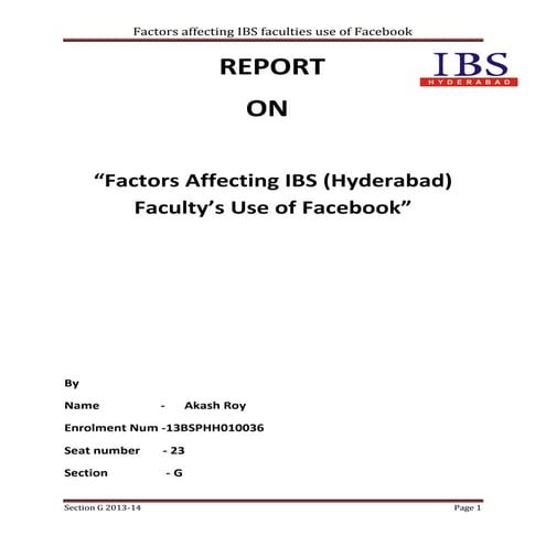 akash roy report | PDF