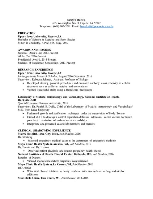 Vance Doke's Resume | PDF