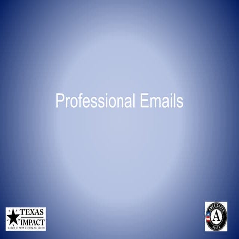 professional email training | PPT