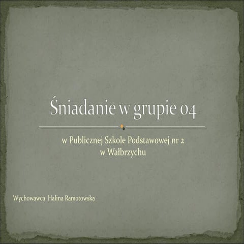 Śniadanie Daje Moc | PPT | Food & Drink