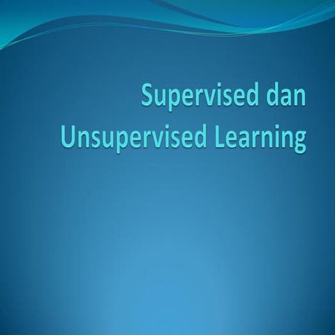 9349 12 supervised dan-unsupervised-learning | PDF