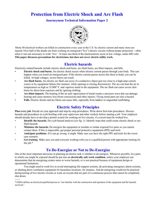 Safe Isolation Procedure | PPTX | Power and Energy Industry | Industries