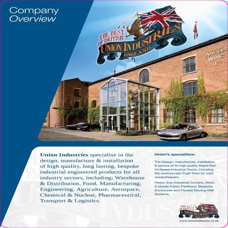 Union Industries Co Overview | PDF