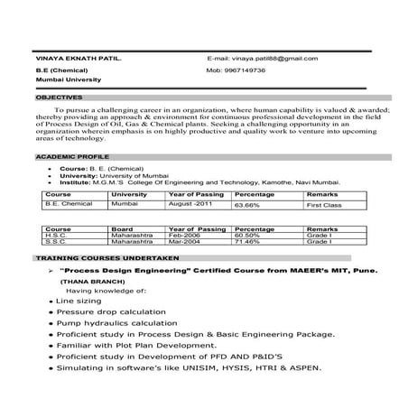Pranav resume | DOC