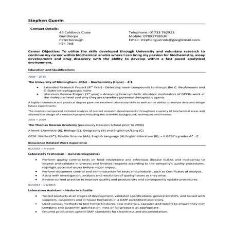 Curriculum Vitae - Stephen Guerin | PDF