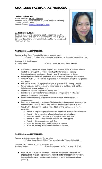 Gamboa Resume | PDF