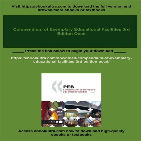 Compendium of Exemplary Educational Facilities 3rd Edition Oecd | PDF
