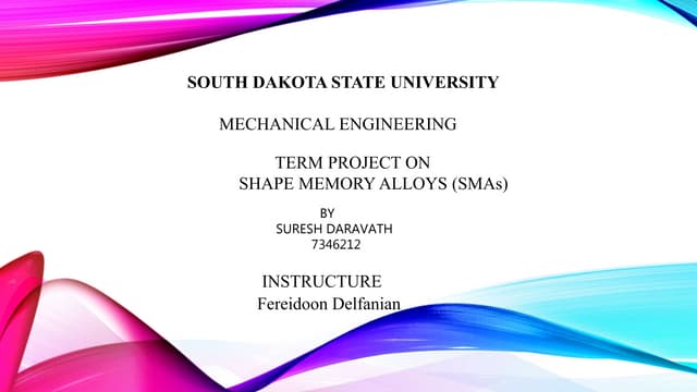 Introduction to smart materials | PPTX | Geology | Science