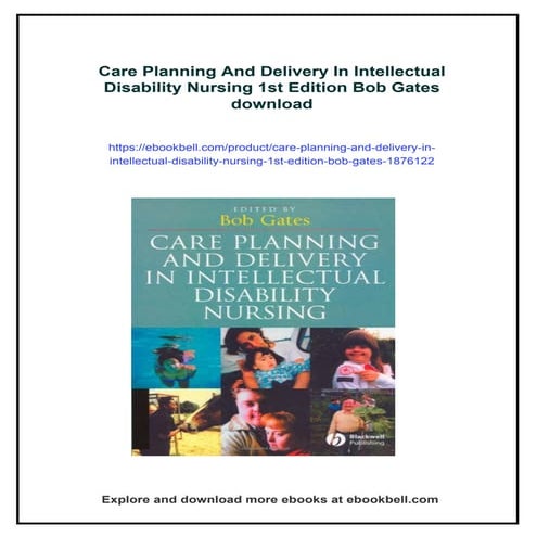 Care Planning And Delivery In Intellectual Disability Nursing 1st ...