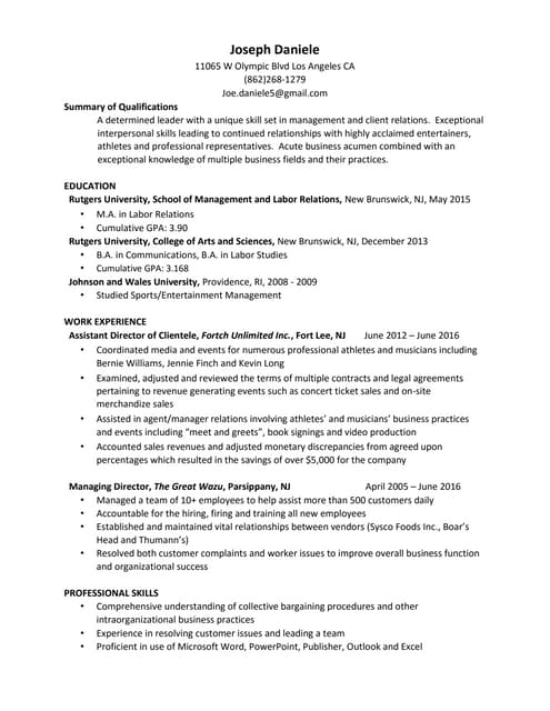 Oliver Resume RSA | DOCX