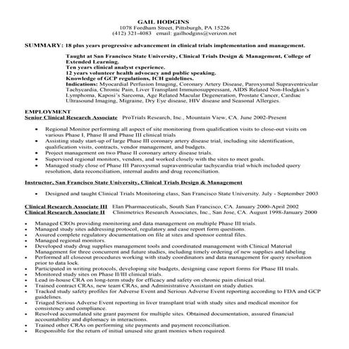 Gail Hodgins Resume December 2015 | DOC
