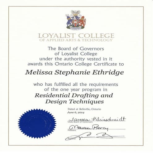 1 - Residential Drafting and Design - Certificate | PDF