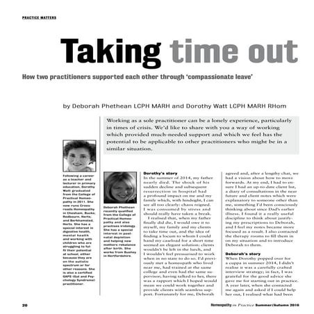 taking time out | PDF