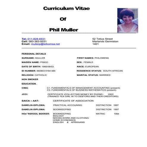 PHIL CV | PDF