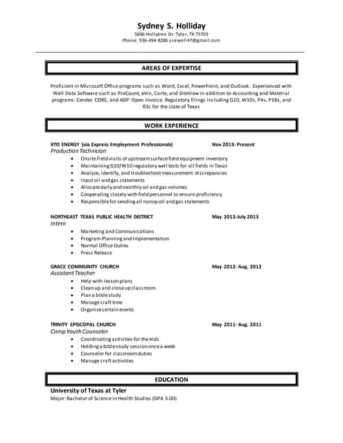 Resume Final Draft | PDF