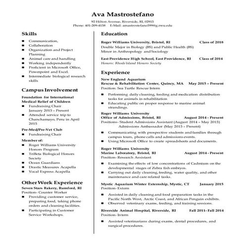 up to date resume | PDF