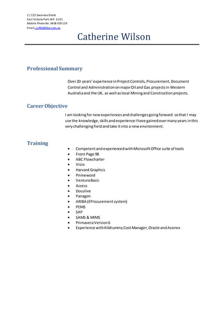 Sue's Resume | DOCX