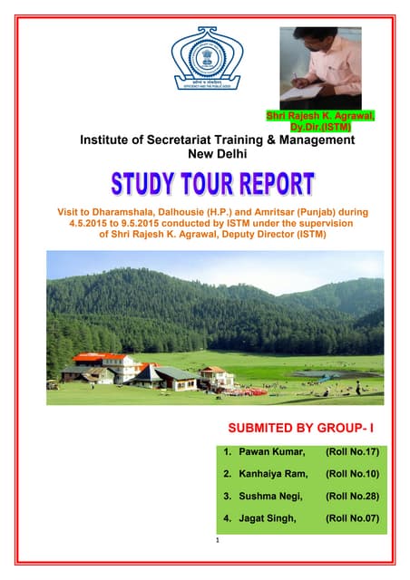 Study tour report | DOCX