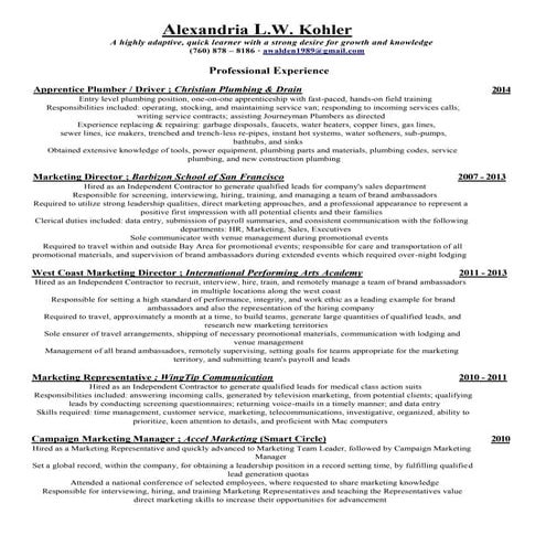 ALWK RESUME (1) | PDF