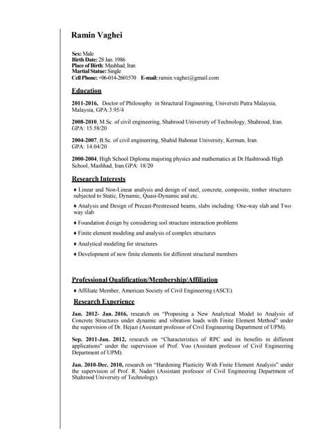 PhD Senate Letter | PDF