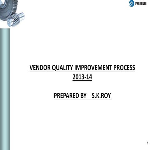 VENDOR PROCESS DEVELOPMENT | PPTX