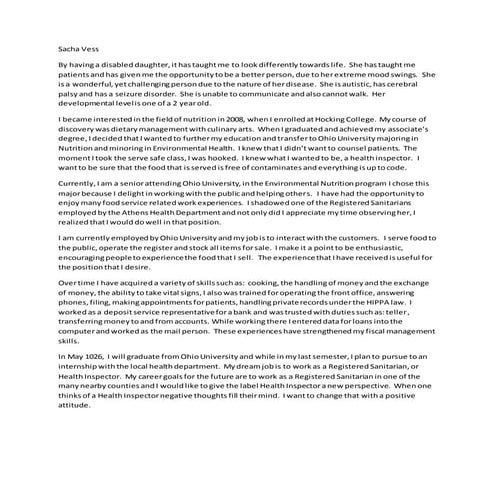 personal statement | DOCX